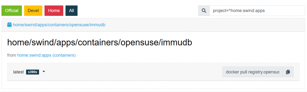 Building open-source projects like immudb on the openSUSE Build Service ...